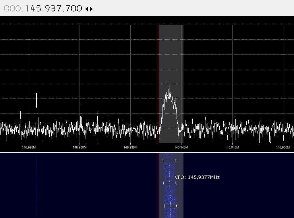 AO-73 FUNcube received with RTL-SDR blog SDR Dongle v3 – AMSAT-SM ...