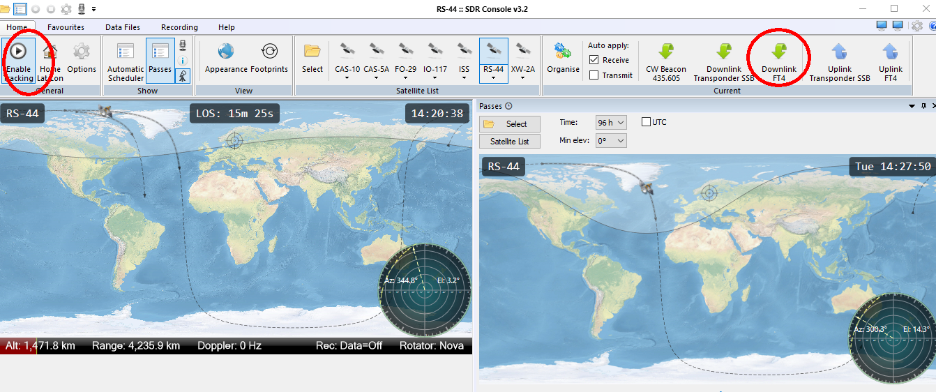 FT4 via satellite with SDR-Console and IC-705 / IC-9700 – AMSAT-SM ...