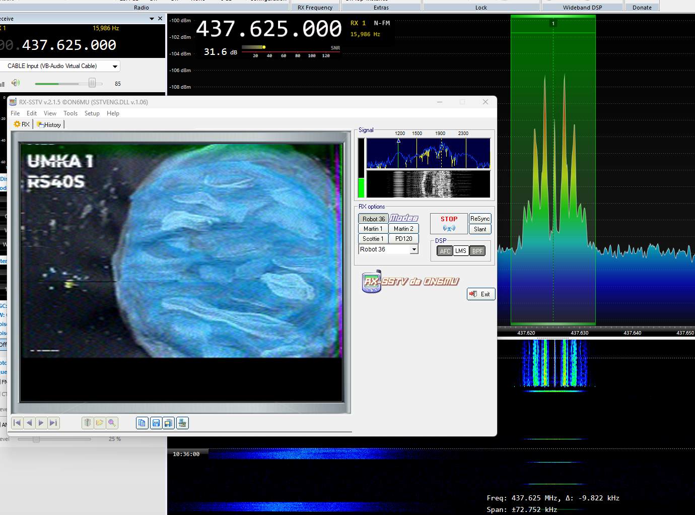 UMKA-1 SSTV over Stockholm 2025-08-30 – AMSAT-SM – Official Website of ...